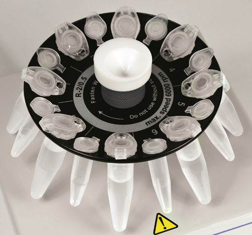 Mini centrifuge and vortex for PCR-diagnostics expertiments