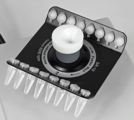 Mini centrifuge and vortex for PCR-diagnostics expertiments